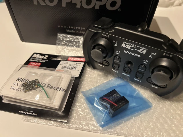 KO PROPO MC-8 Gamer Style Transmitter MINI-Z EVO EX-NEXT/MC-8 & MR-8 ...