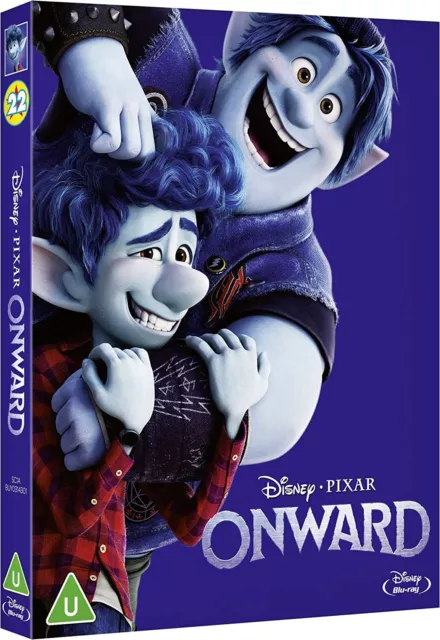 DISNEY PIXAR ONWARD 2020 Disney Movie 22 PAL DVD PEGI U Animated Film ...