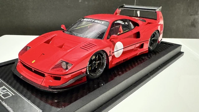 1:18 VIP SCALE LWBK Ferrari F40 Red (Not BBR, Amalgam, D&G) £3.20 ...