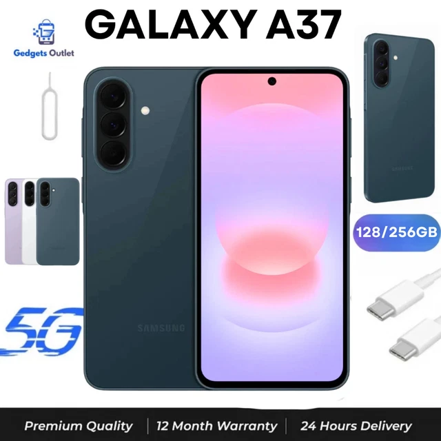 SAMSUNG GALAXY A37 128GB/256GB 5G Factory Unlocked Smartphone Brand New ...