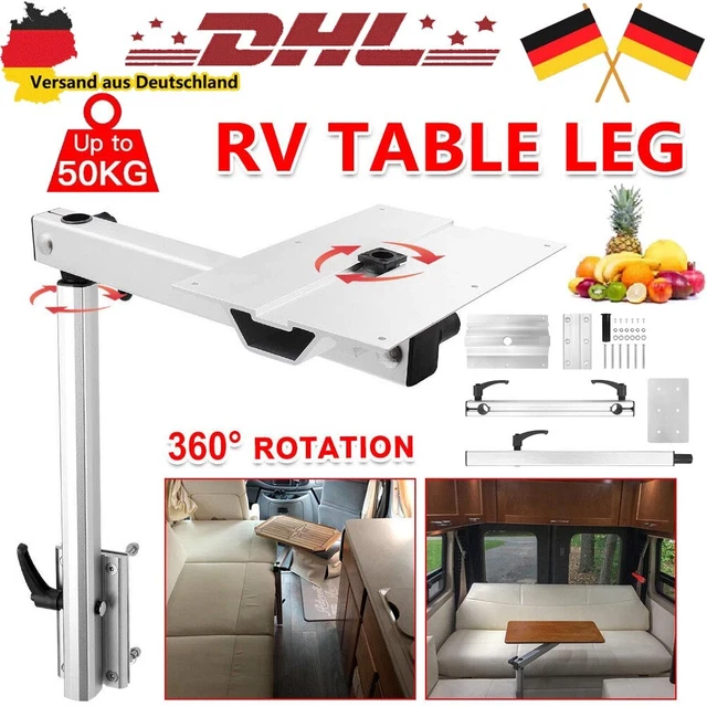 TISCHBEIN TISCHFUSS TISCHGESTELL RV Wohnmobil Yacht Camper Boot 360 ...