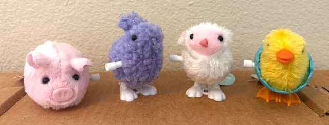 BULLSEYE PLAYGROUND 2025 Easter Wind Up Pig Bunny Lamb Chick - NWT £11. ...