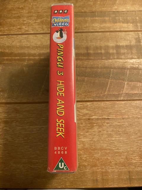 PINGU 3 HIDE And Seek VHS Video Children’s Retro BBC 8 Stories Penguin ...