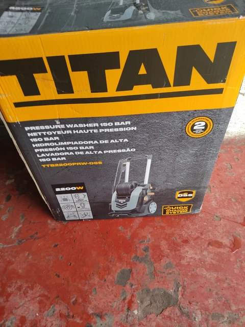 Titan Ttb2200prw Dss Corded Electric 150 Bar 2 2kw Pressure Washer £124