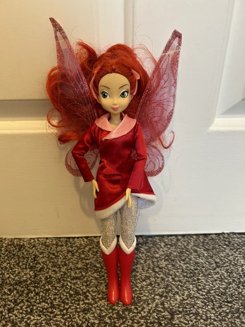 DISNEY STORE TINKERBELL Winter Rosetta Flutter Wings Doll £20.00 ...