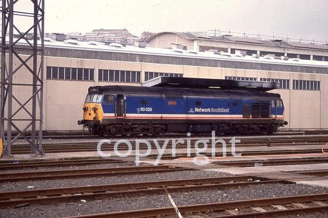 ORIGINAL DIESEL RAILWAY 35mm Slide 50029 Plymouth Laira 1991 £2.20 ...