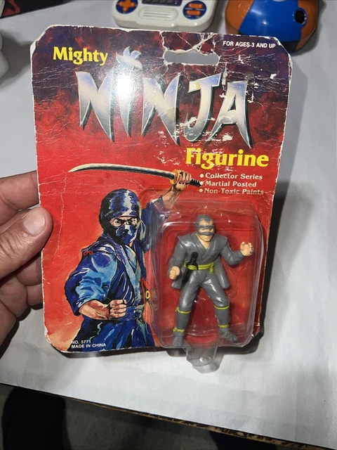 MIGHTY NINJA FIGURA Genérica Pvc Tarjeta Sellada Figura De Acción Años ...