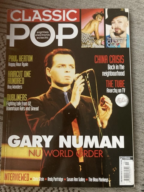 CLASSIC POP MAGAZINE Issue 15 Gary Numan £5.00 - PicClick UK