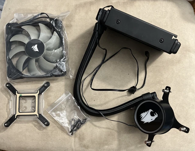 IBUYPOWER CPU LIQUID Cooling Radiator Cooler 120mm Quiet AIO for Socket ...