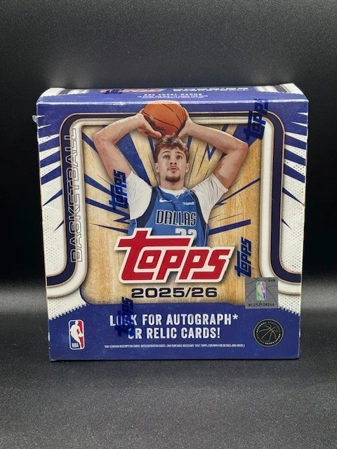 BASKETBALL NBA FLAGSHIP 2025 / 2026 Mega Box von Topps Booster NEU OVP ...