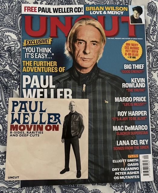 UNCUT MAGAZINE 2025 Paul Weller Oasis Brian Wilson Lana Del Rey Roy ...