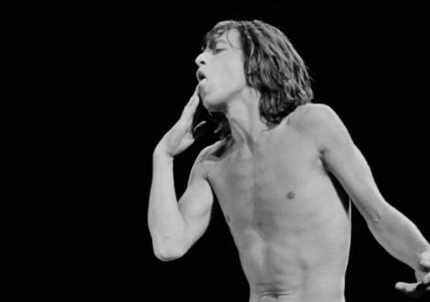 MICK JAGGER AS The Rolling Stones play the Knebworth Fair 1976 OLD ...
