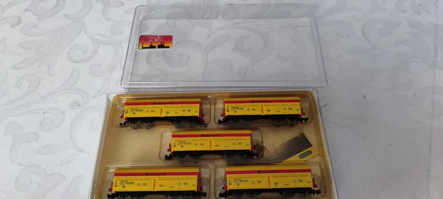*MINITRIX SPUR N *15185* Güterwagen mit Ladung*Eisenbahn & Häfen GMBH ...