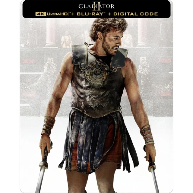 GLADIATOR II (STEELBOOK U.S. 4K Ultra HD + Blu-ray + Digitale, 2024 ...