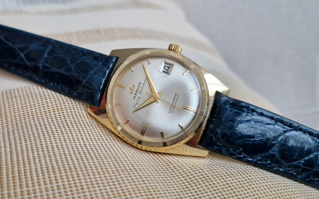 OROLOGIO CRONOMETRO AUTOMATICO Vintage Marvin Flying Dutchman, Oro ...