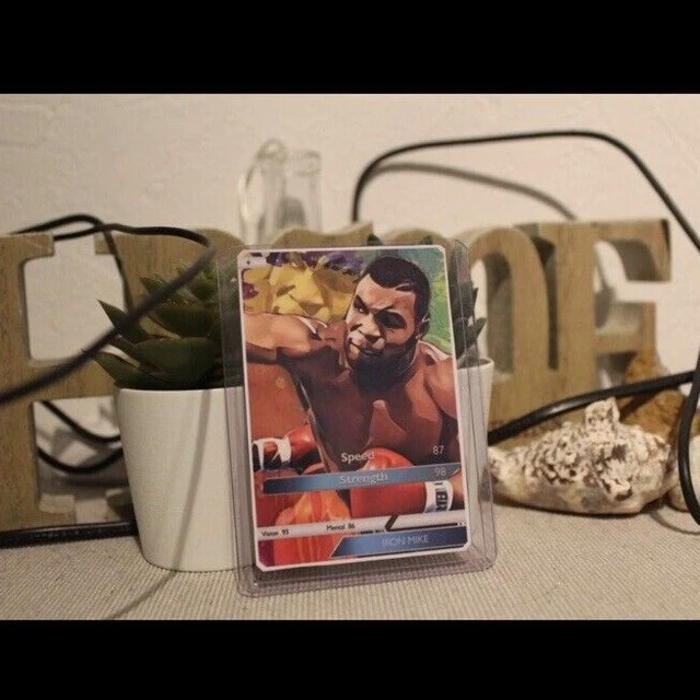 MIKE TYSON HOLOGRAPHIC 'Colourway Splat' x Pokemon inspired boxing card ...