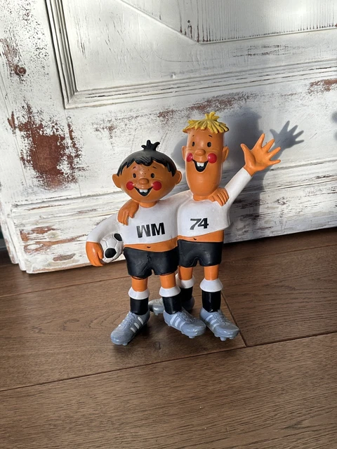 TIP UND TAP 24cm WM 1974 Maskottchen Fussball Football WC ...