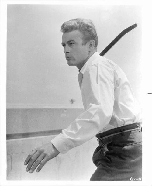 JAMES DEAN IN a scene from the film Rebel Without A Cause 1955 Old ...