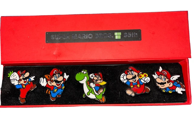 THE LEGEND OF Zelda Tears of the Kingdom & Super Mario Bros 35th pin ...