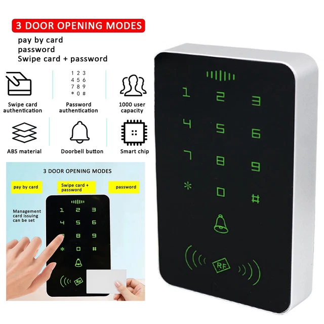 RFID CARD READER Security Password Keypad Entry Standalone Door Access ...