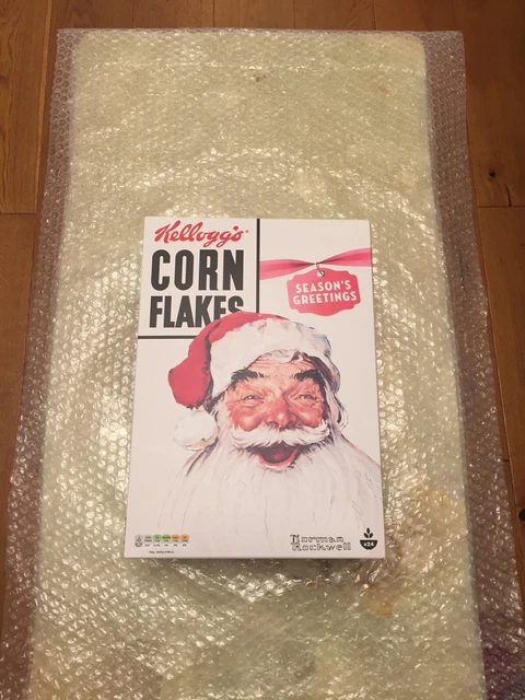 KELLOGG’S CORN FLAKES Christmas Limited Edition Santa Box 2020 [Norman ...