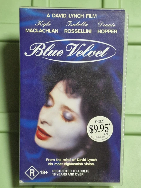 BLUE VELVET VHS R18+ Watched Works Great £12.67 - PicClick UK