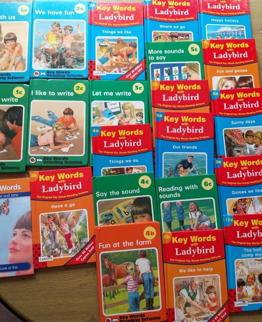 LADYBIRD CHILDRENS KEY Words Reading Scheme Peter And Jane Bundle x 29 ...