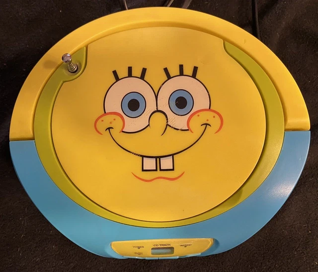 SPONGEBOB SQUAREPANTS RADIO CD Player Boombox Stereo SB225 *Tested ...