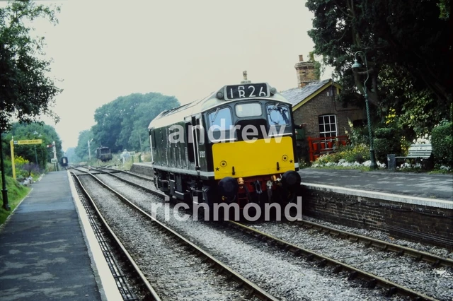 D5217 CLASS 25 Diesel Locomotive Watercress Line Original 35mm Slide ...