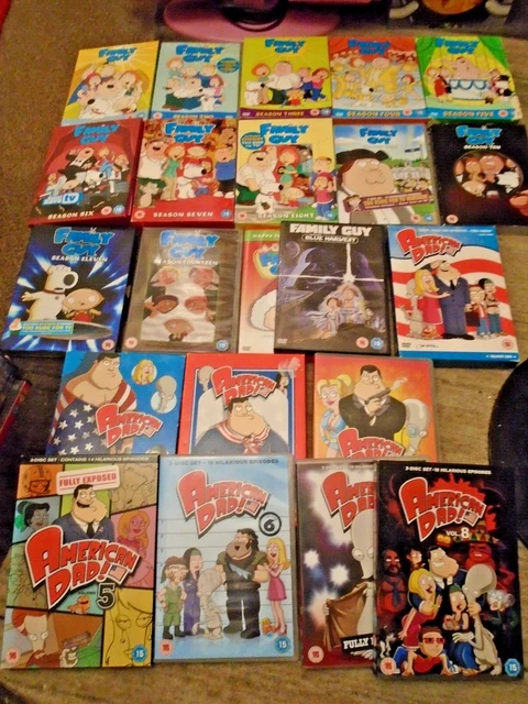 FAMILY GUY SEASON 1-11, 14 / American Dad Series 1-8 & More - DVD Box ...