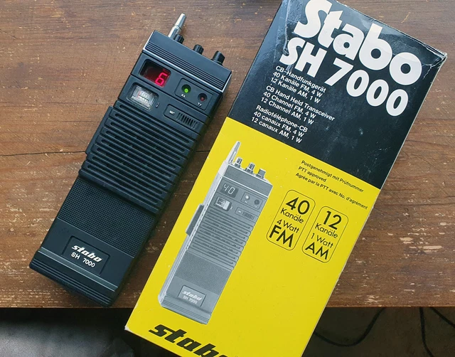 RADIO PORTATILE CB STABO SH 7000 AM/FM 1/4 Watt in scatola, ma con ...