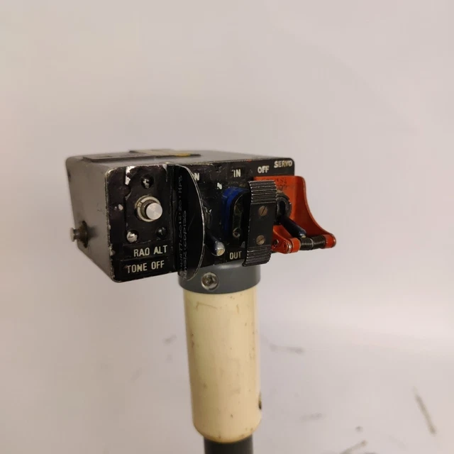 RAF GAZELLE HELICOPTER Collective Stick Cockpit Pilot Aviation Aircraft ...