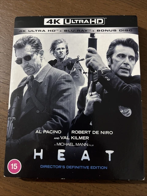 HEAT 4K UHD Blu-ray, Directors Definitive Edition With Slipcover £26.70 ...