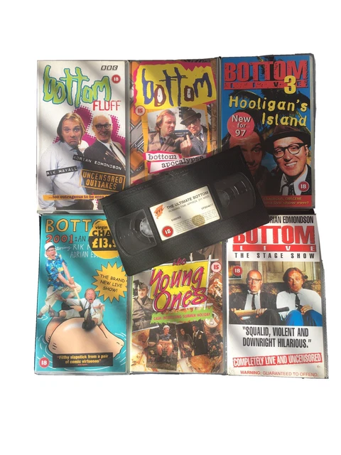COLLECTION OF BOTTOM Live VHS Tapes & The Young Ones EUR 6,77 - PicClick IT