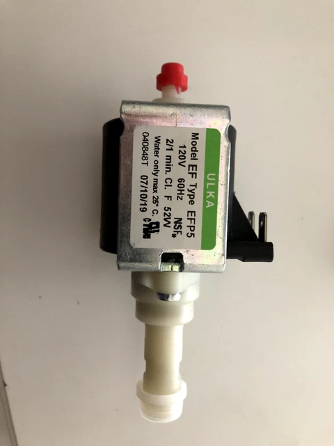 ULKA Pump Model EFP5 ~120v 60hz Minutes, 52W, For Breville, 48% OFF
