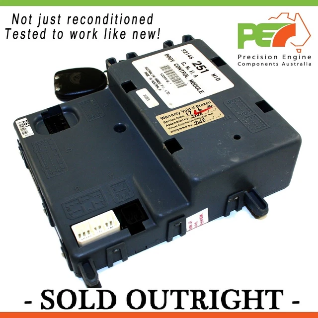 OEM BODY CONTROL Module + 2x Key FOBs BCM & KEY For HOLDEN COMMODORE ...