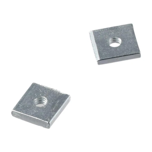 10PCS CARBON STEEL Metric Coarse Thread M3 M5 M6 M8 Metric Nuts Square ...