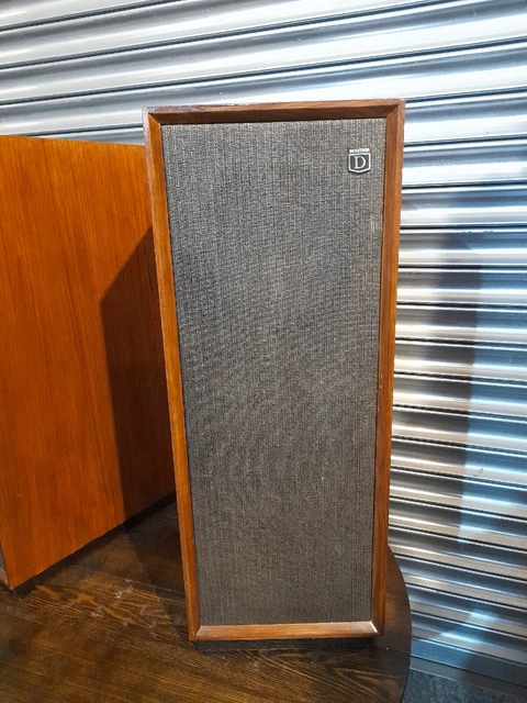 DYNATRON LS2034 HIFI Floorstanding Speakers British Vintage Teak 1970's ...