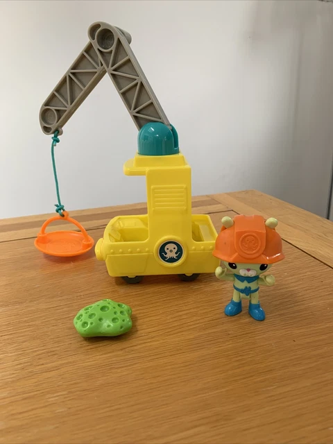 FISHER PRICE OCTONAUTS Octo Crane Repair Gup & Tweak Figure Yellow 2013 ...