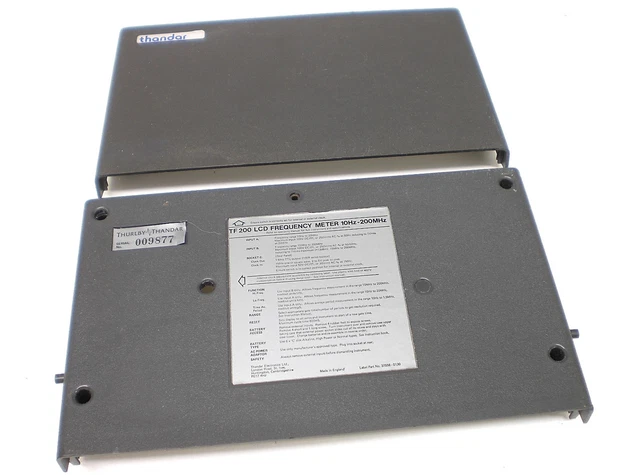FOR THURLBY THANDAR Tf200 Frequency Counter, Top & Bottom Casing ...
