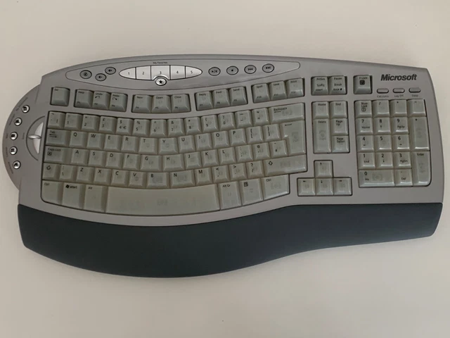 MICROSOFT WIRELESS LASER Desktop 6000 Ergonomic Keyboard/Mouse ...