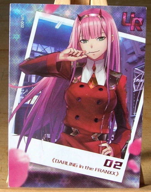 ZERO TWO DARLING in The Franxx CARTE UR Goddess Story Anime Waifu Holo ...