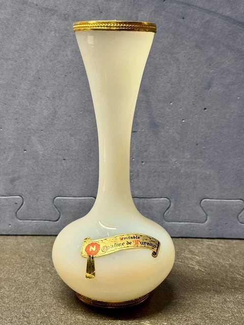 VASE ANCIEN EN Opaline Véritable De Murano EUR 25,00 - PicClick FR