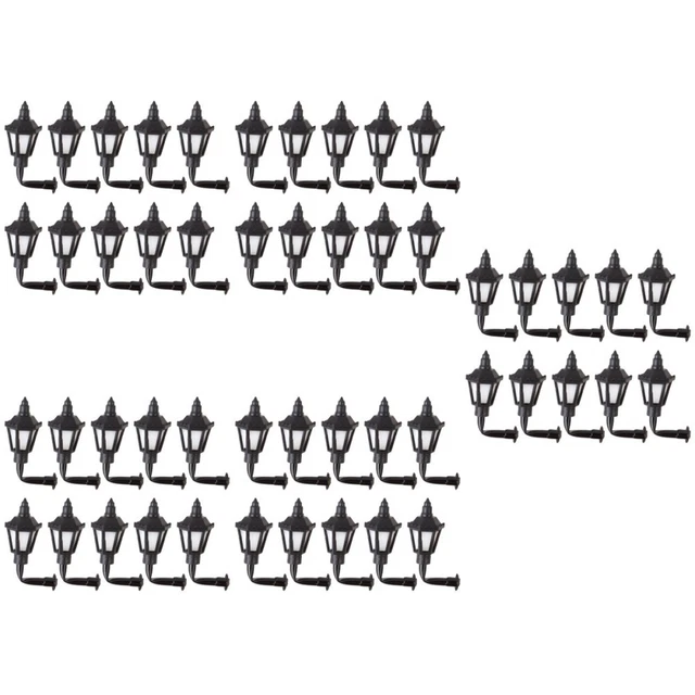 5 COUNT MINIATURE Wall Lamp Architectural Simulation Street Lighting £ ...