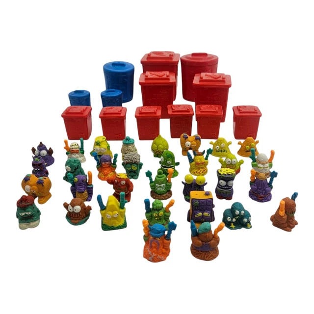 THE TRASH PACK Mini Figures Bundle Collection Playset in Dust Bin ...