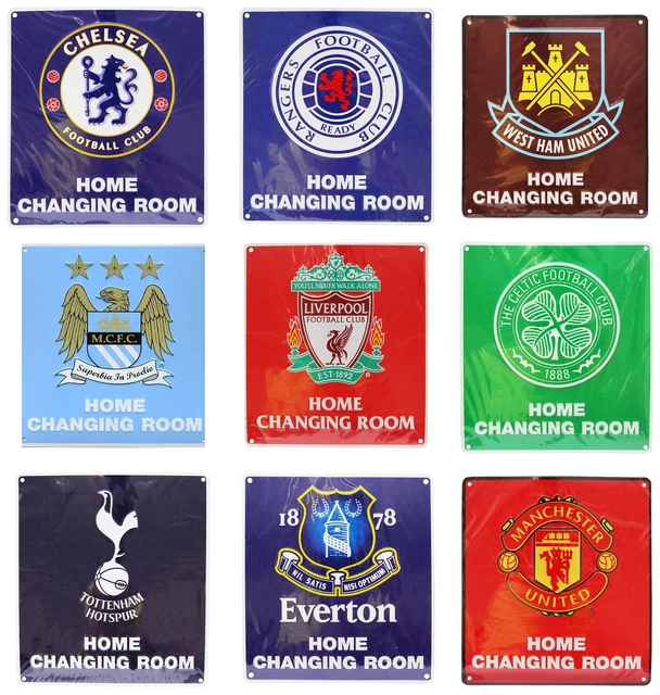 OFFICIAL NEW FOOTBALL Club FC Home Changing Room Sign - Man Utd ...