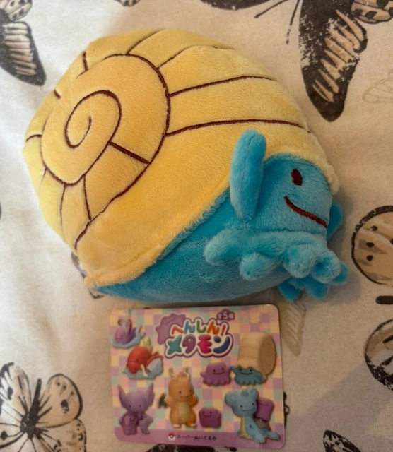 POKEMON CENTER PLUSH Omanyte Ditto Japan exclusive BNWT £13.99 ...