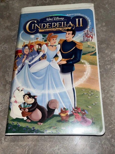 CINDERELLA II: DREAMS Come True VHS 2002 Disney Clamshell **TESTED*** £ ...