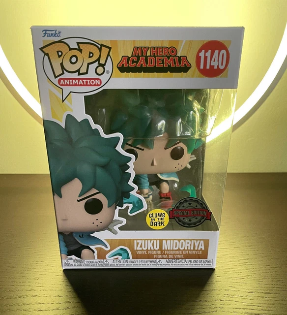 FUNKO POP! ANIMATION My Hero Academia - Izuku Midoriya #1140 GITD Glow ...