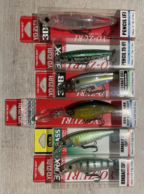 YO-ZURI DUEL WOBBLER Twitchbait, Jerkbait Crank L-Bass Shad, neu ...